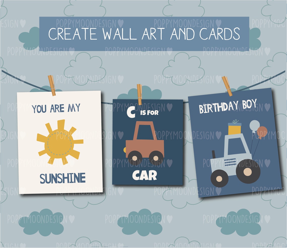 BEEP BEEP, Transport, Vehicles , Printable Digital Clipart Set - Etsy