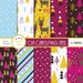 Oh Christmas Tree, Christmas, Printable Digital Paper Pack - Etsy