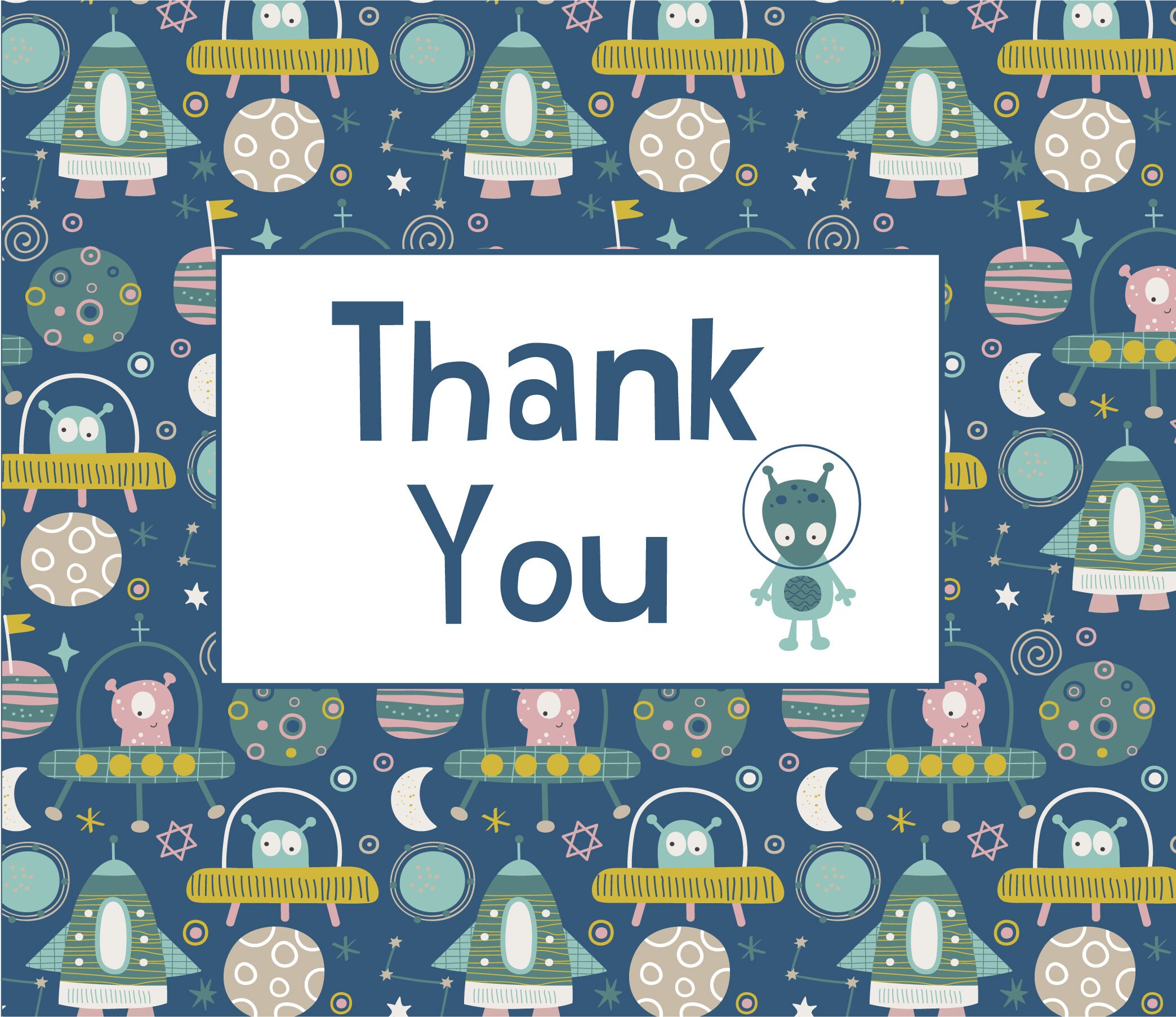 Space Fun, Outer Space, Aliens, Printable Digital Paper Pack - Etsy