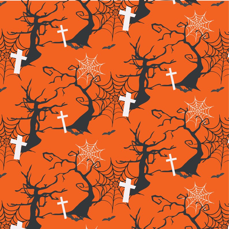 Happy Halloween Printable Digital Paper Pack | Etsy UK