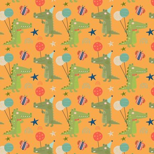 Snappy Birthday, Alligators, Printable Digital Paper Pack - Etsy