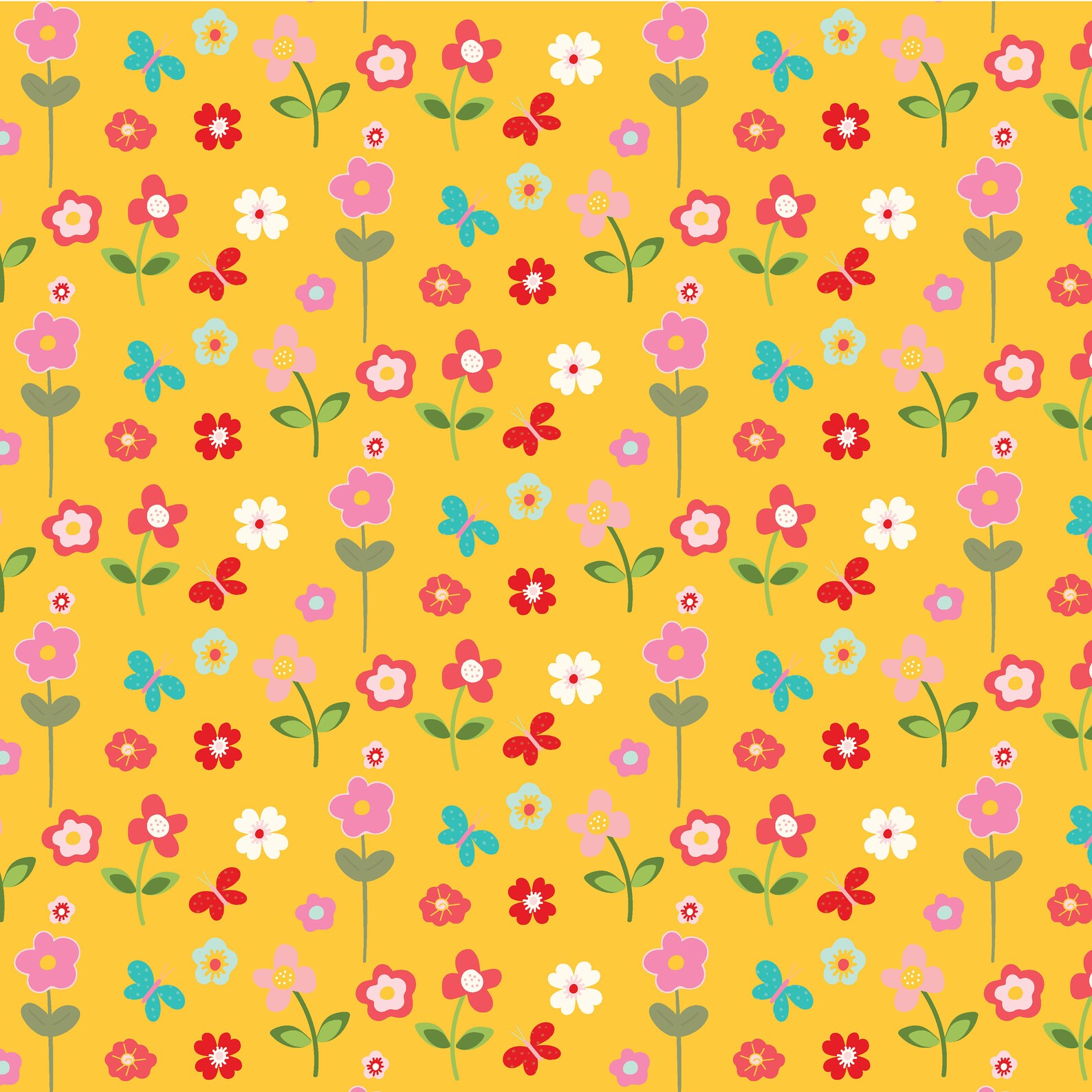 Colourful Gardenspring Digital Paper Pack - Etsy