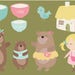 Goldilocks & 3 Bears, Printable Digital Clipart Set - Etsy