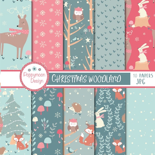 Christmas Elf Printable Digital Paper Pack - Etsy