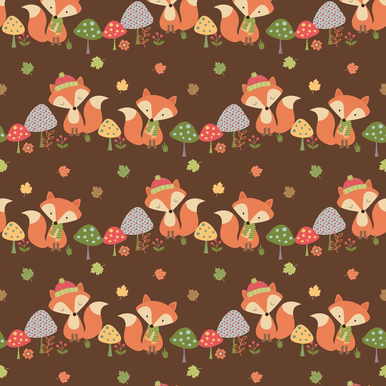 Autumn Woodland Printable Digital Paper Pack - Etsy