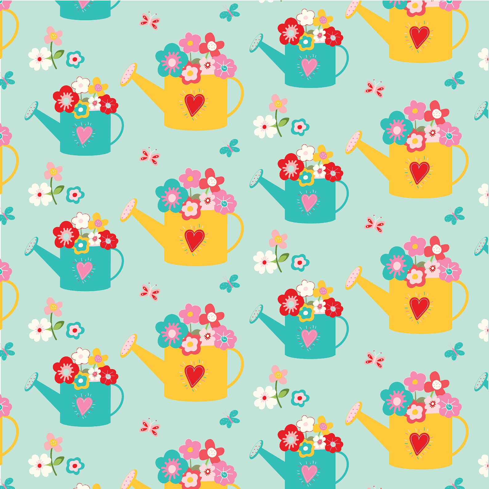 Colourful Garden,spring, Digital Paper Pack - Etsy