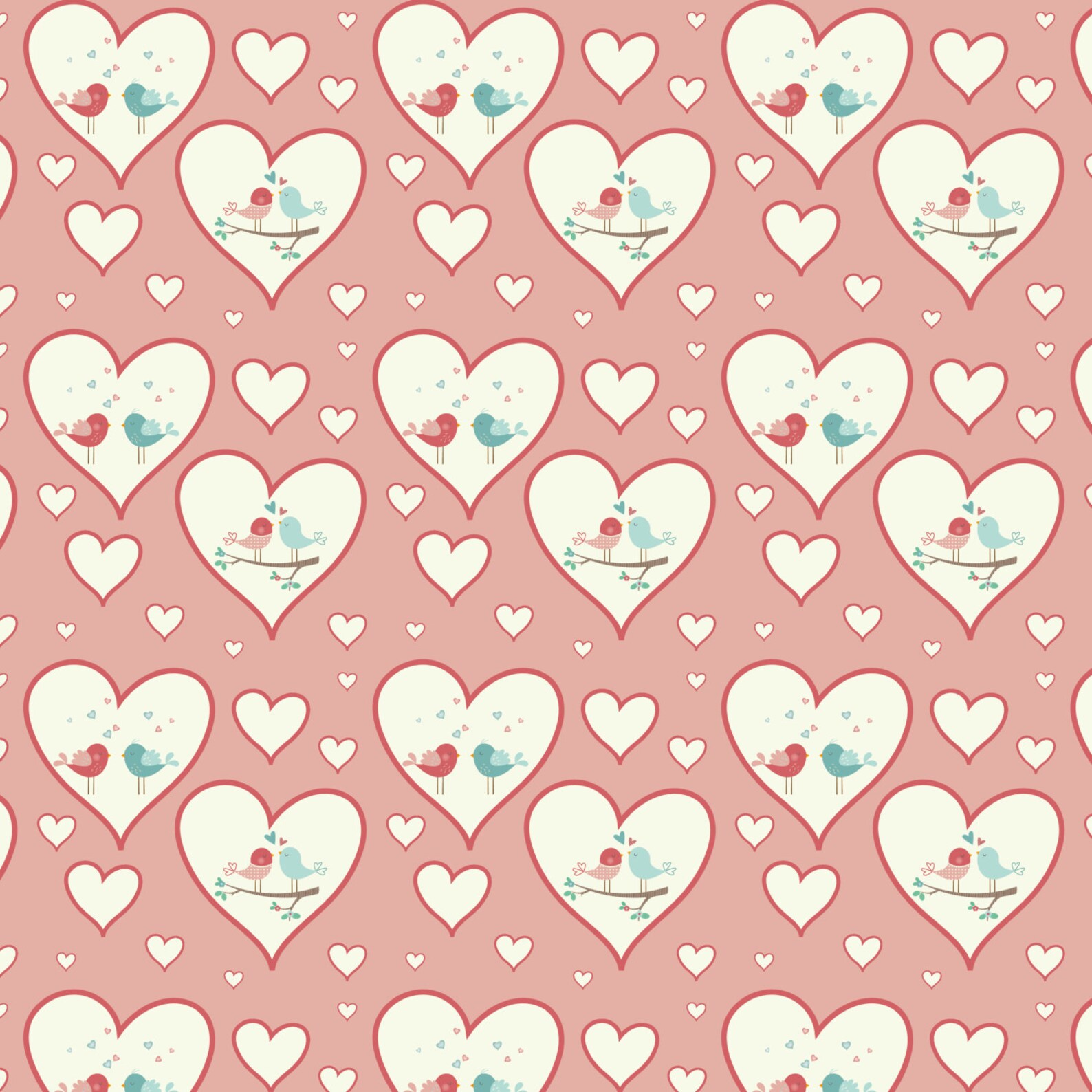 Valentine Love, Birds and Arrows, Digital Paper Pack - Etsy