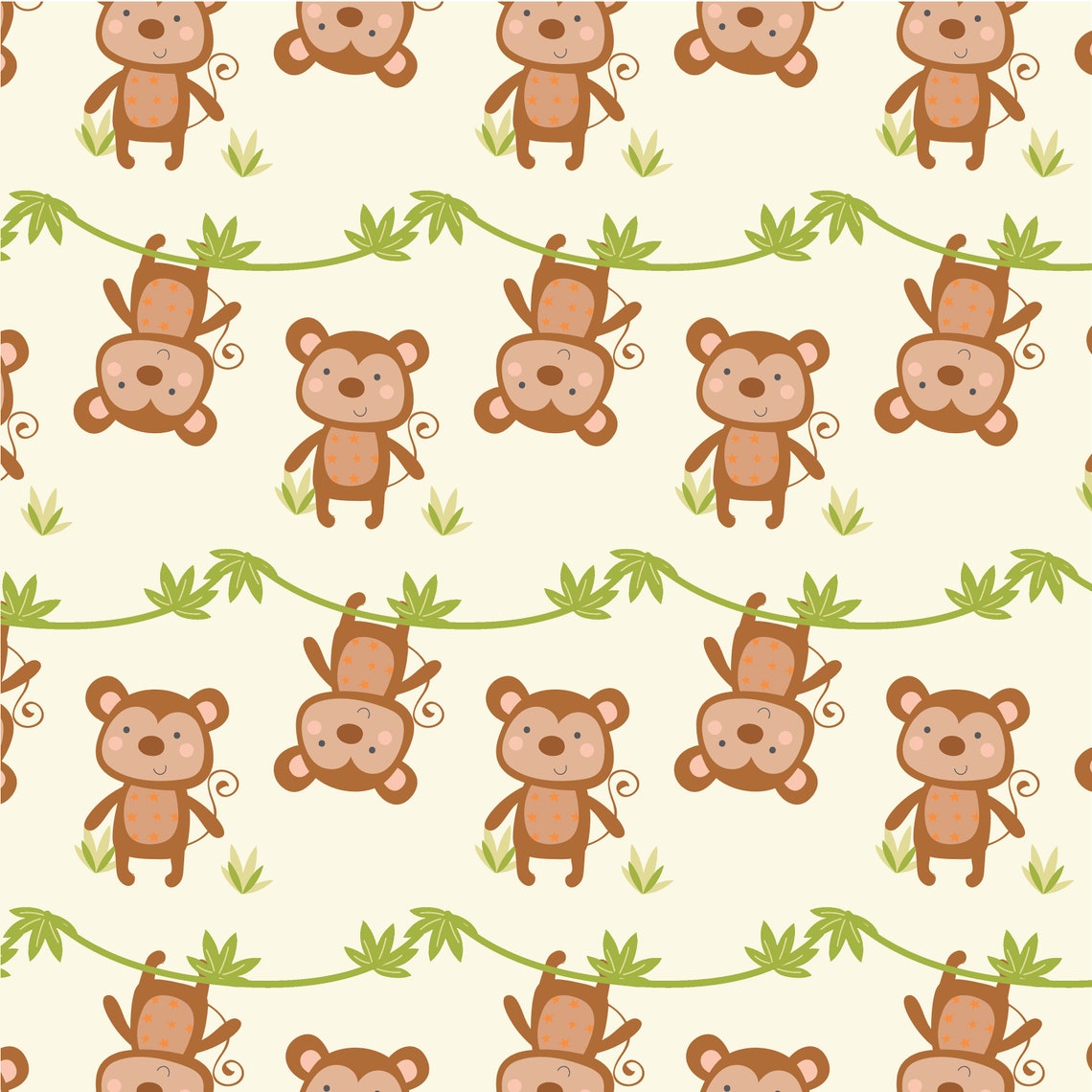 Jungle Animals Printable Digital Paper Pack - Etsy