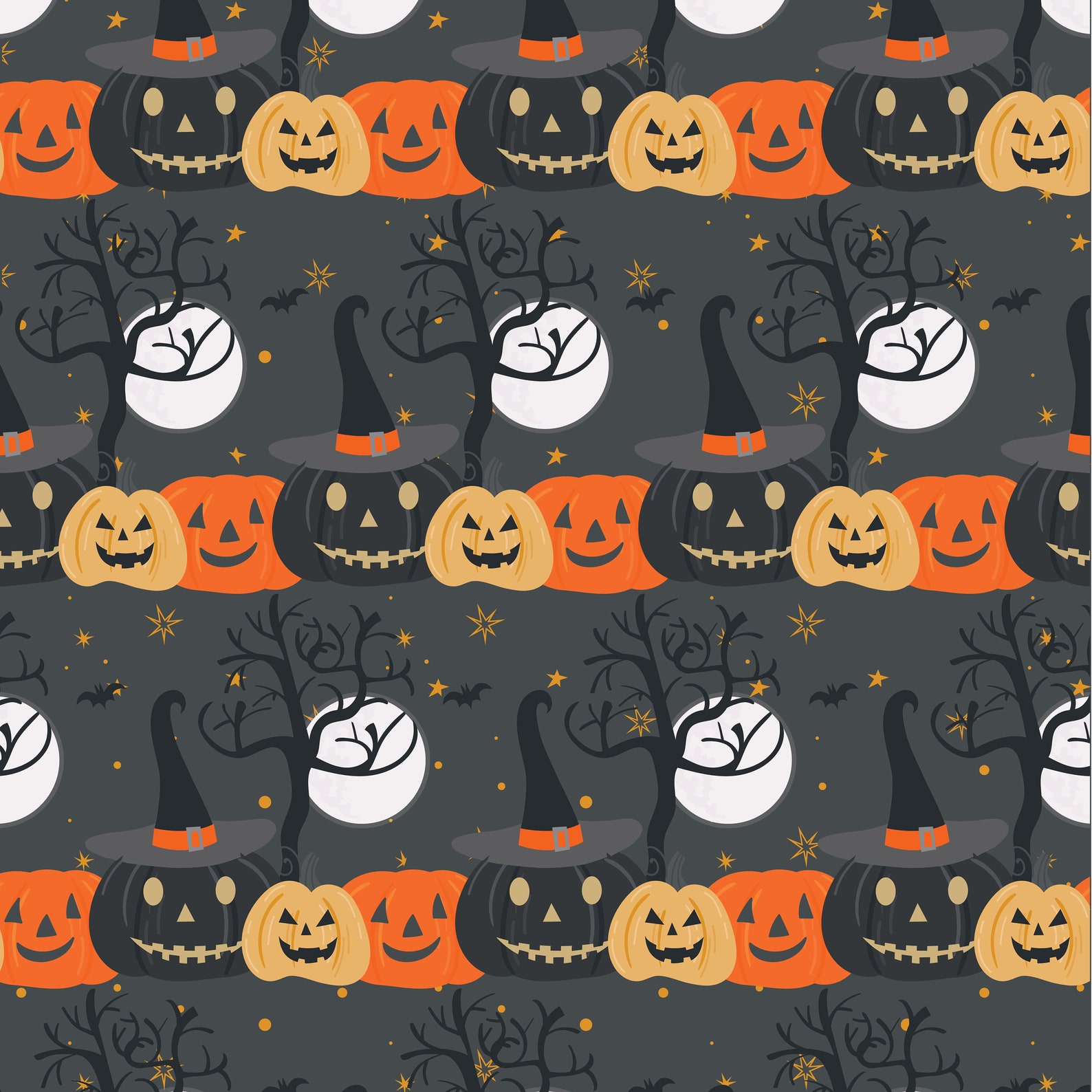 Happy Halloween Printable Digital Paper Pack | Etsy UK