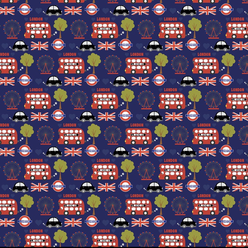 London London Icons Patterns Printable Digital Paper - Etsy UK