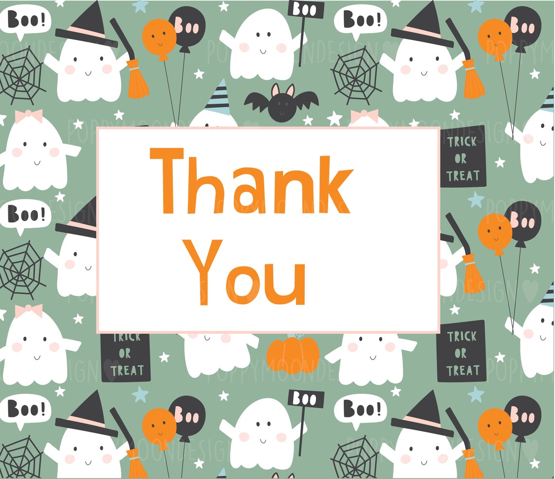 BOO Halloween Ghosts Digital Printable Clipart - Etsy