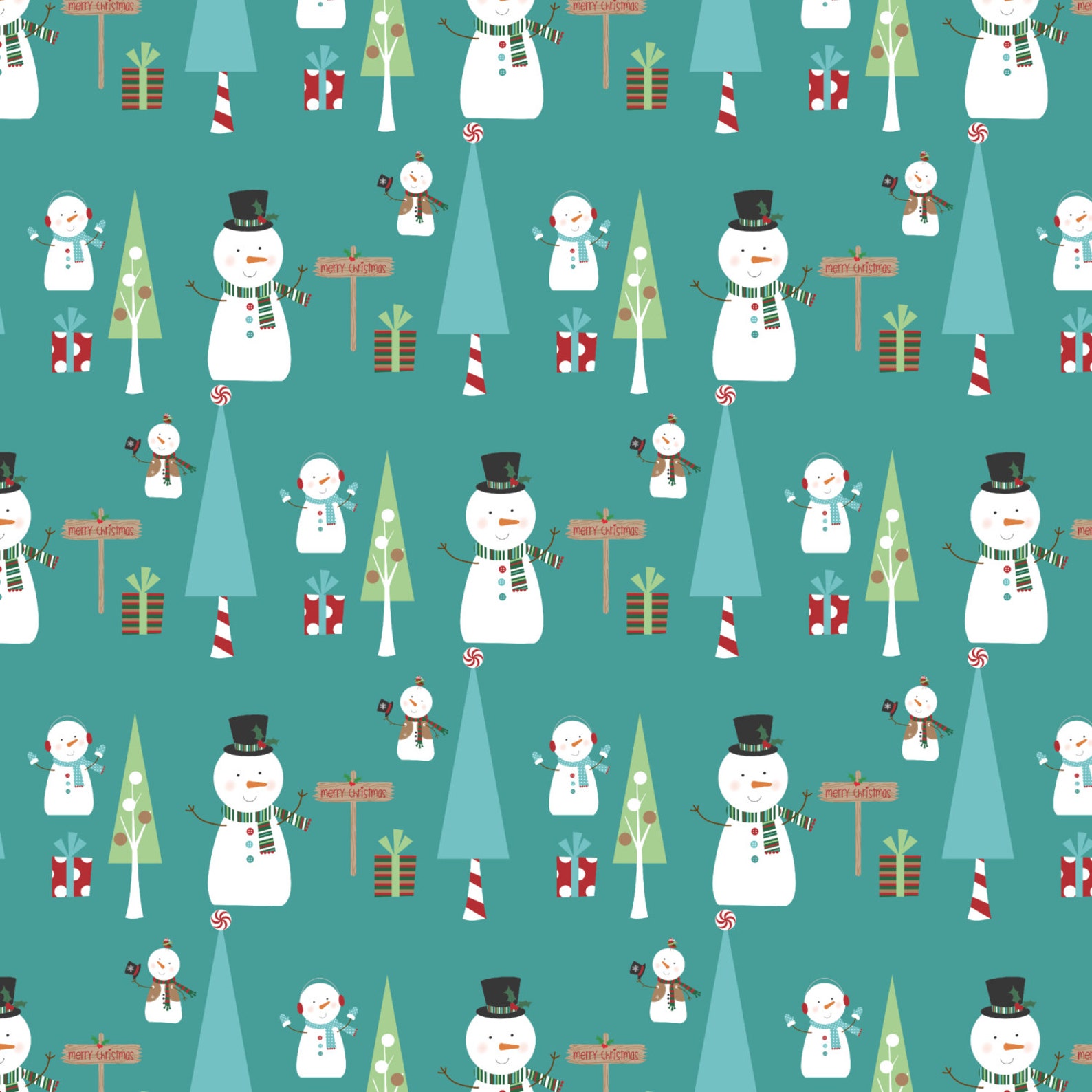 Christmas Snowmen Printable Digital Paper Pack - Etsy