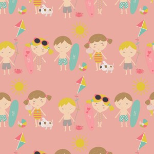 At the Seaside, Beach, Digital Paper Pack - Etsy