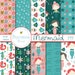 Christmas Elf, Printable Digital Paper Pack - Etsy