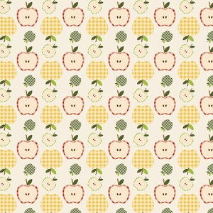 Apple Digital Paper Pack,apples,gingham,stripe and Polka Dots ,yellow ...