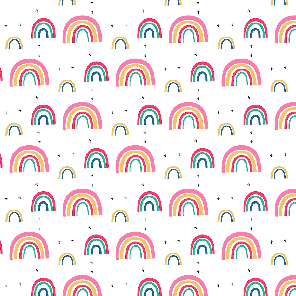 Colourful Rainbows Digital Paper Pack Scrapbook Paper - Etsy