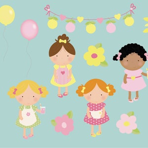 Lemonade Stand , Party, Scrapbooking, Digital Clip Art Set - Etsy