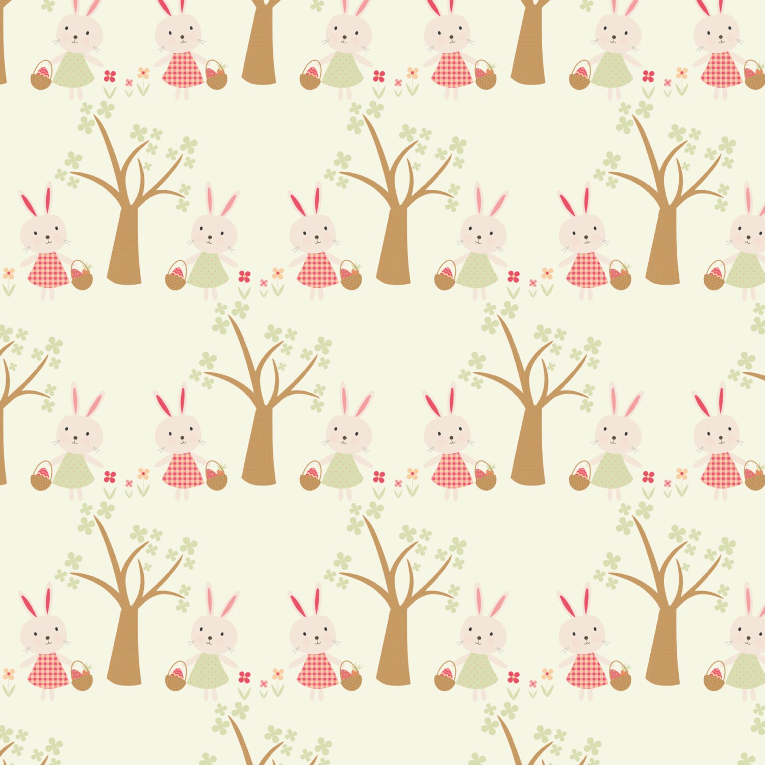 Bunny Easter Egg Hunt Printable Digital Paper Pack - Etsy