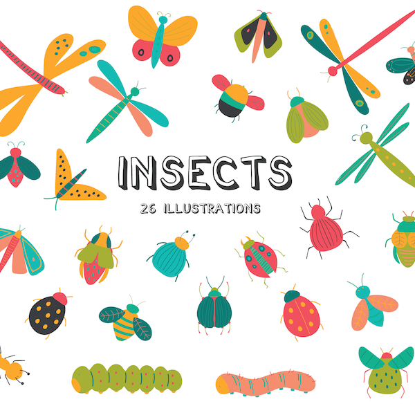 Bugs Clip Art - Etsy