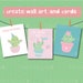 Cactus Party, Digital Clip Art Set - Etsy UK