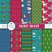 Retro Summer Digital Paper Pack - Etsy