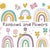 Rainbows, Pastel, Digital Clip Art Set - Etsy