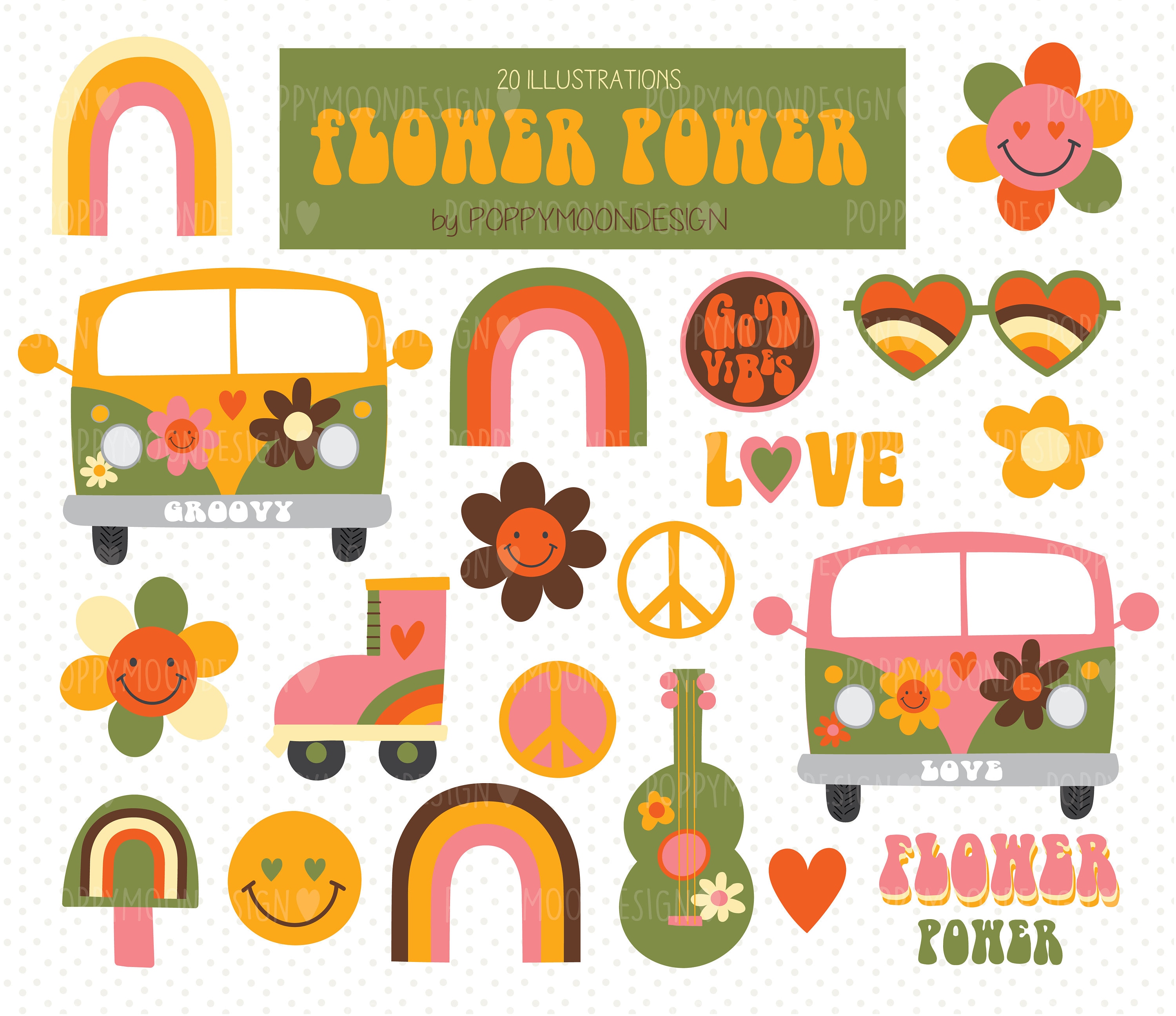 Flower Power Clipart