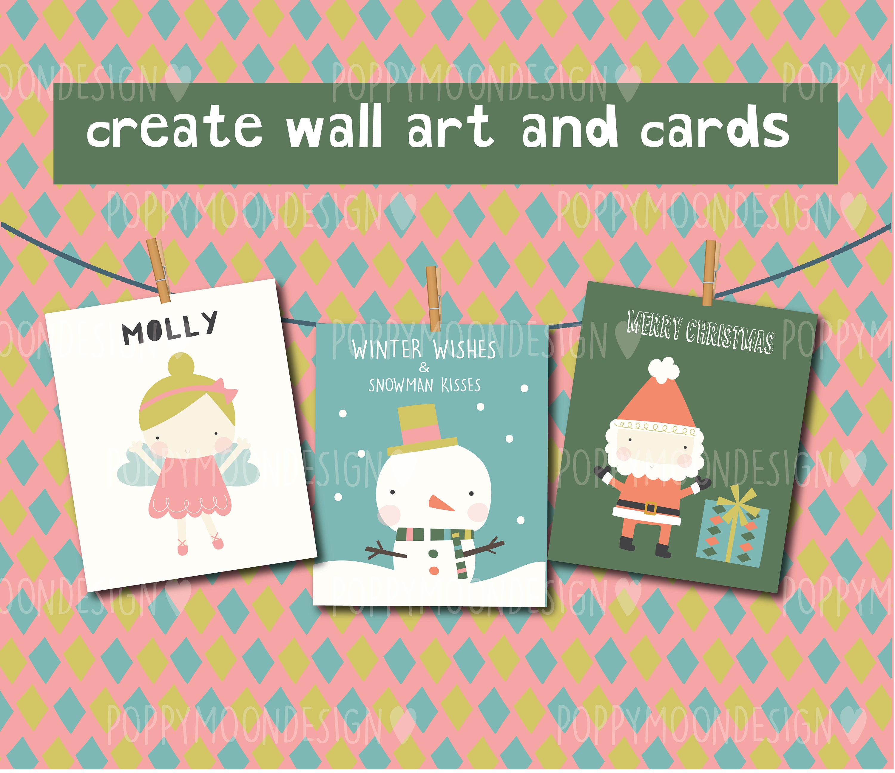 Holiday Fun, Christmas, Digital Printable Clipart - Etsy