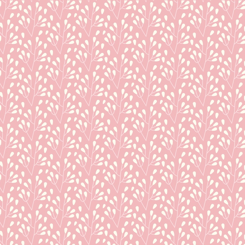 Sweet Meadow Pink and Green Spring Pattern Papers Digital - Etsy