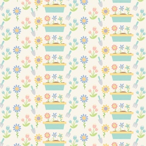 Hello Spring,bugs and Flowers Digital Paper Pack - Etsy