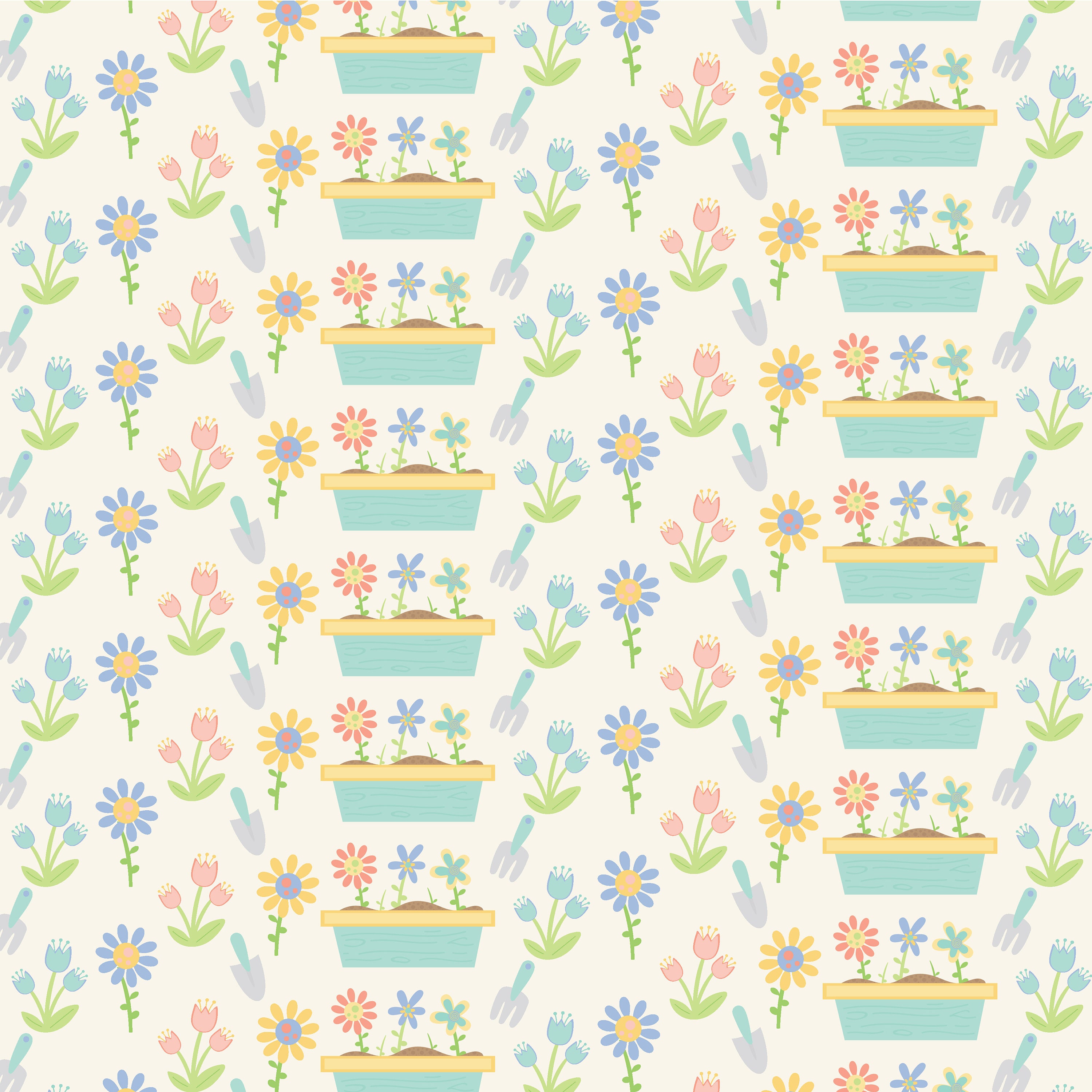 Hello Spring,bugs and Flowers Digital Paper Pack - Etsy