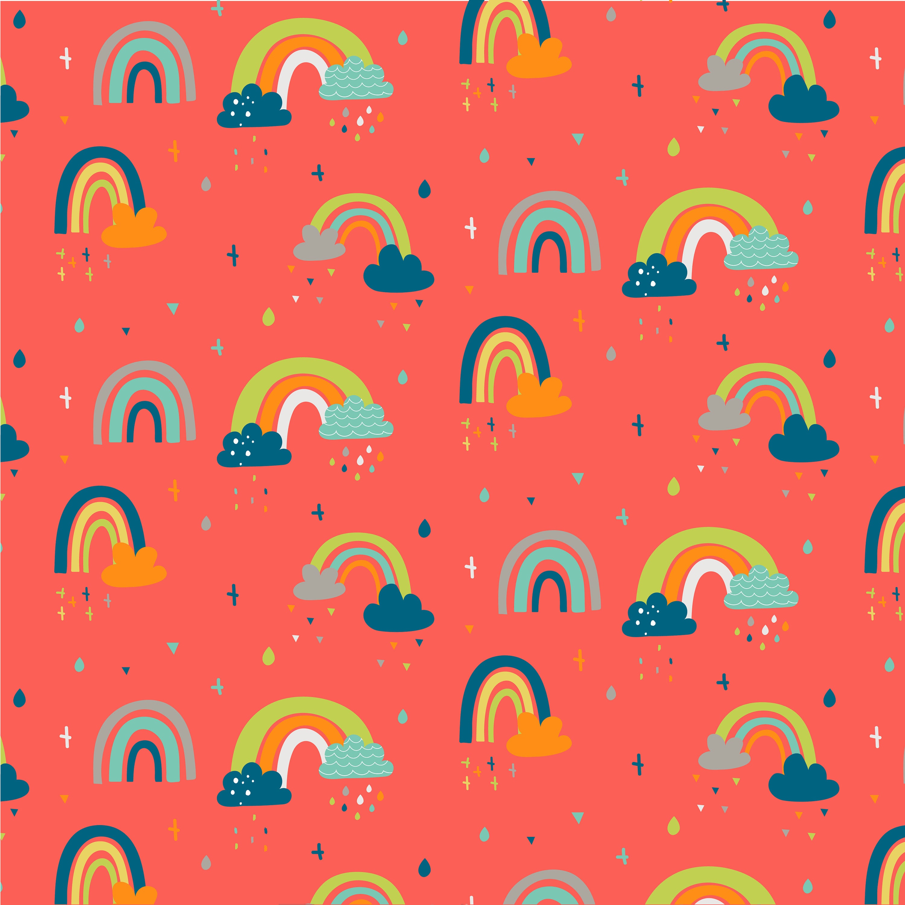 Kids Patterns Colourful Fun Digital Paper Pack Scrapbook - Etsy