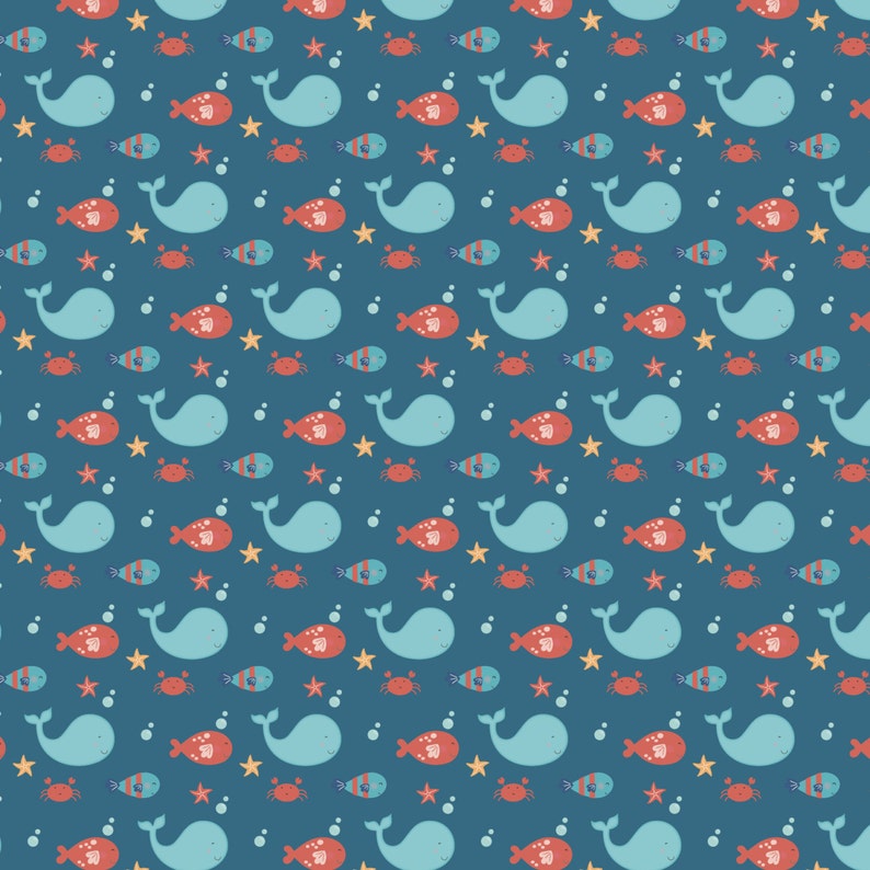 Nautical Boy and Girl Sailors Blue and Red Digital Paper | Etsy