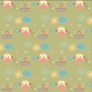 Spring Owls, Garden, Pastels, Digital Paper Pack - Etsy