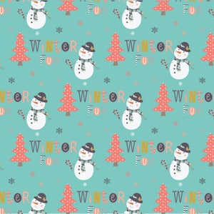 Pattern Snowmen, Christmas Trees , Printable Digital Paper Pack - Etsy