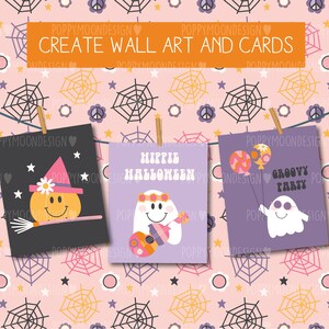 Groovy Ghost, Retro, Digital Printable Clipart - Etsy