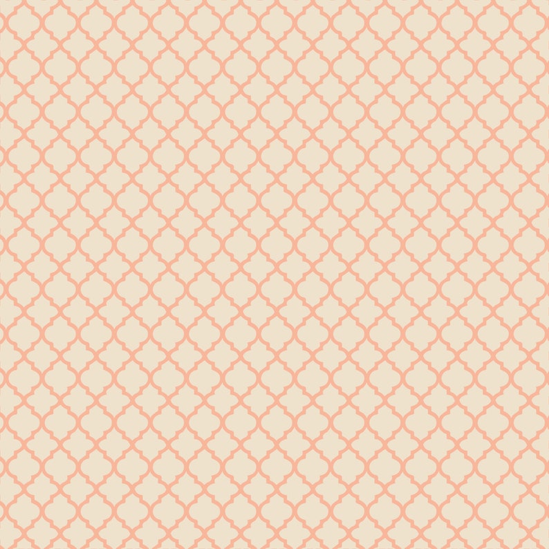 Quatrefoil Vintage Colors ,printable Digital Paper Pack - Etsy