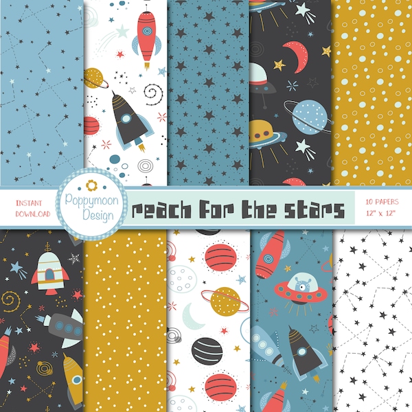 Kids Digital Paper - Etsy