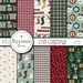 Cosy Christmas Paper Set, Christmas, Festive, Printable Digital Paper ...