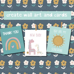 Giraffes, Pastel Giraffes, Digital Printable Clipart - Etsy