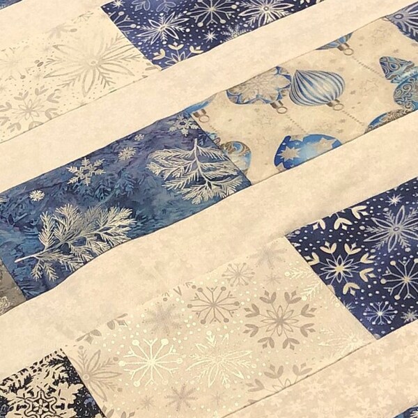 Quilts for Sale, Handmade Indigo Blue Quilt, Approx 56 X 48 Ready to ...