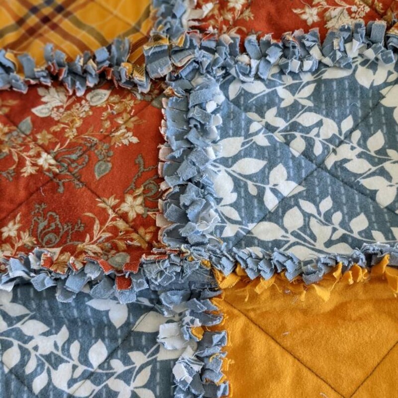 Queen Size Rag Quilt - Etsy