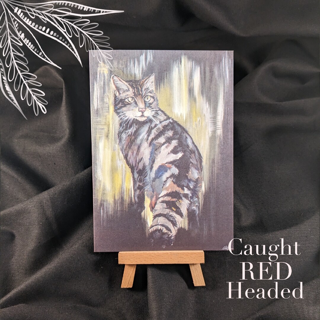 Scottish Wildcat Art Print Greeting Card Cat Lovers Card All Occasions ...