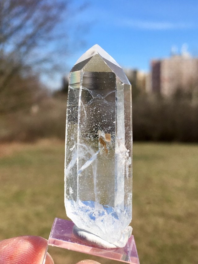 High Luster Lemurian Quartz Water & Glass Clear from Colombia | Etsy