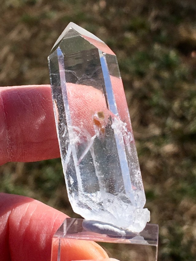 High Luster Lemurian Quartz Water & Glass Clear from Colombia | Etsy