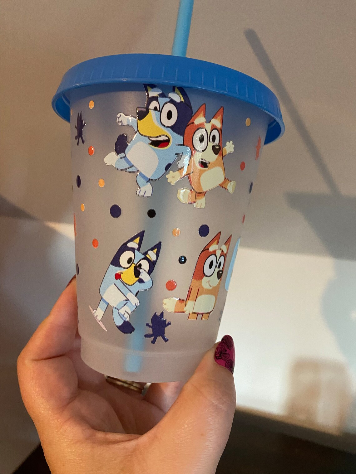 16oz PLASTIC Bluey and Friends Kids Cup - Etsy
