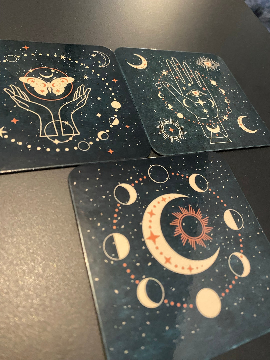 Healing Hand Moon Phases Magnet SET | Sublimated Magnet, Fridge Magnet ...