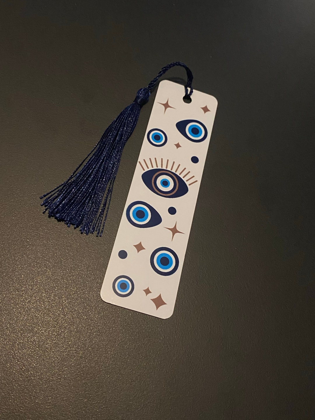 Evil Eye With Stars Bookmark Bookmark | Sublimated Metal Bookmark With ...