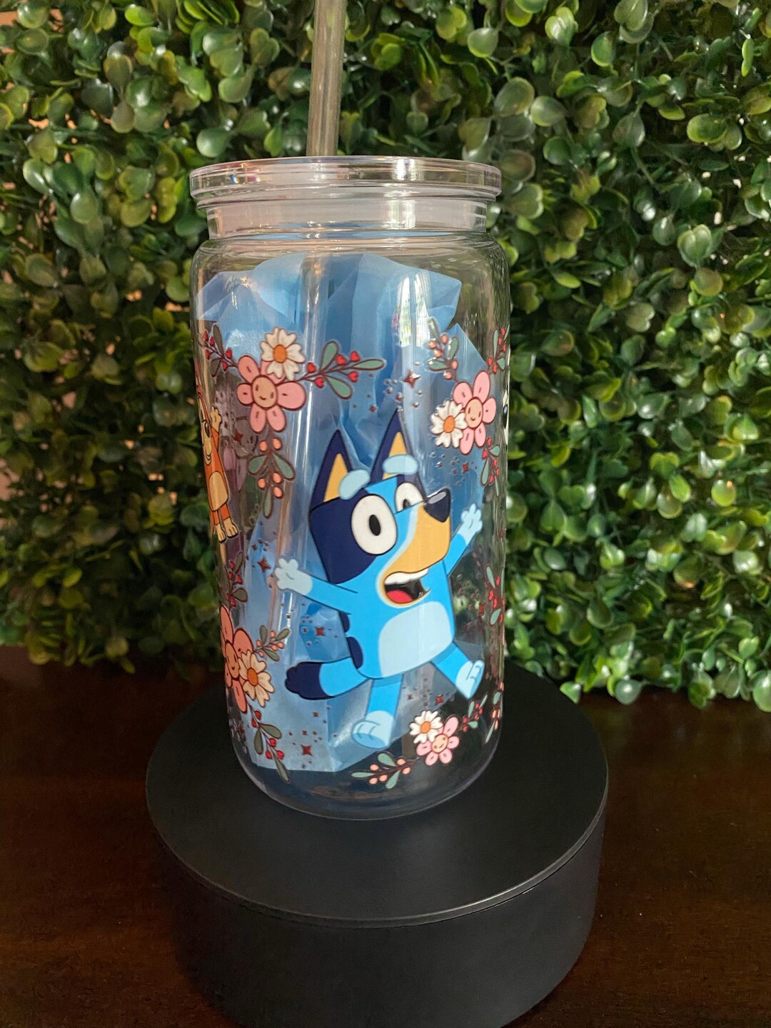 20oz BLUEY Plastic Libbey Beer Can Glass / Iced Coffee Cup Tumbler - Etsy