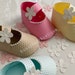 Embossed Cardstock Baby Shoe Favors: Set of 10 Single Shoes - Etsy
